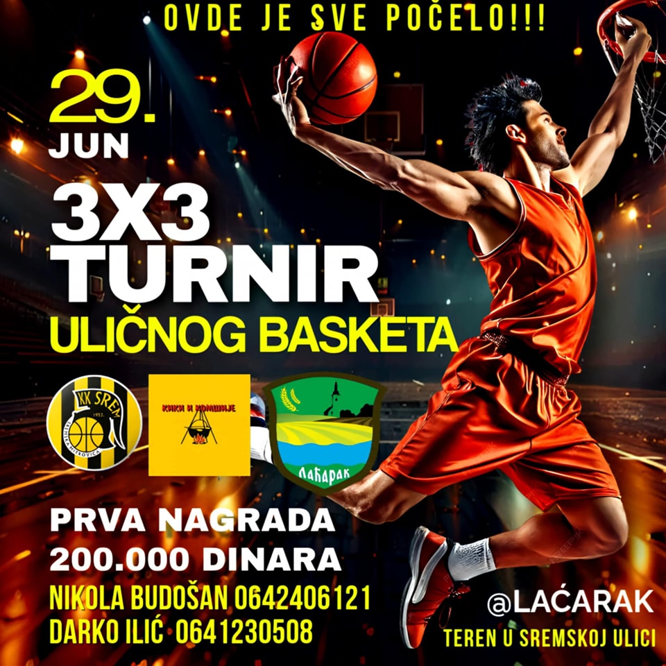 BASKET SE VRAĆA KUĆI: Laćarak spreman za 3x3 turnir - Sremske Novine